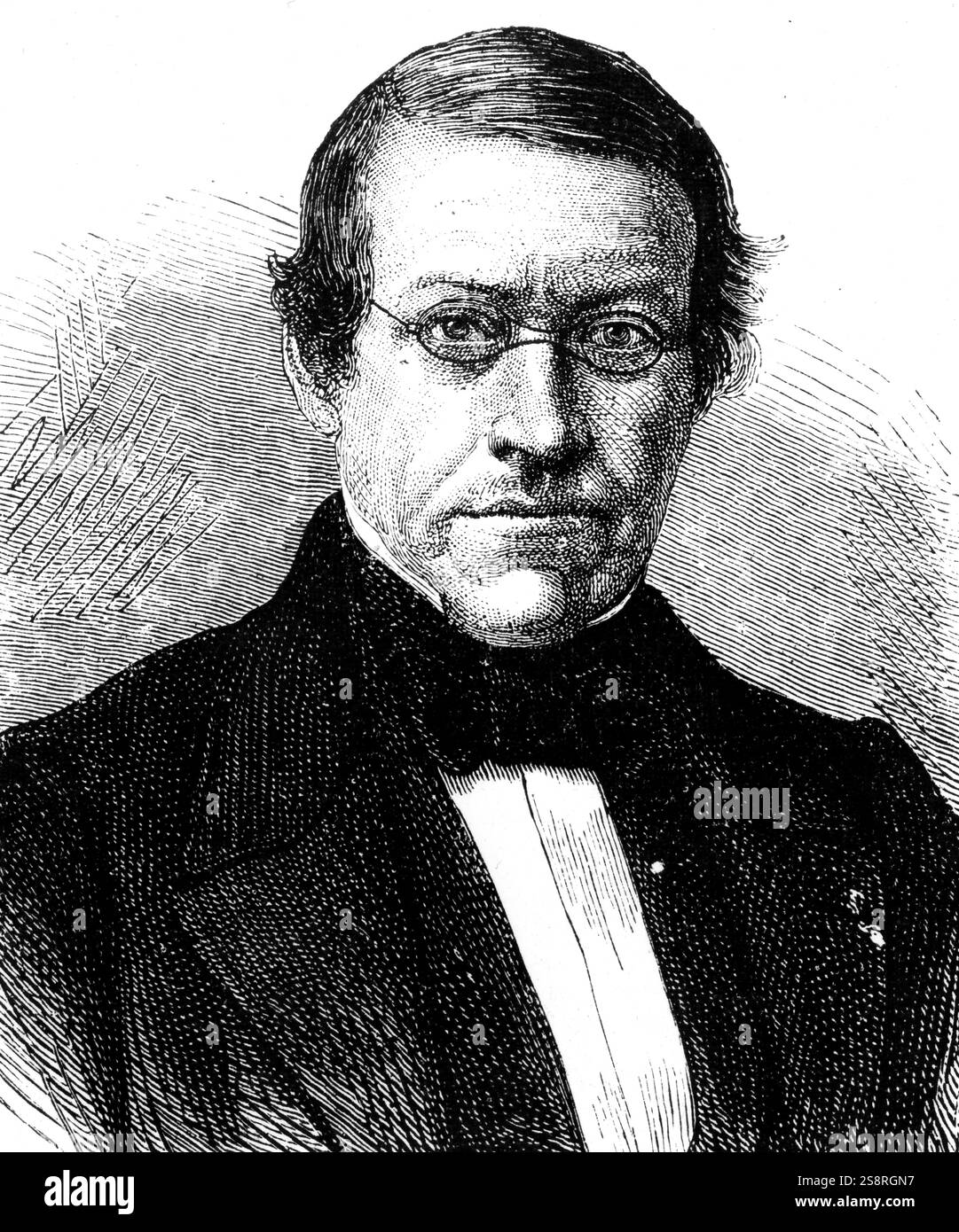 Portrait of Charles Wheatstone (1802-1875) an English scientist and ...