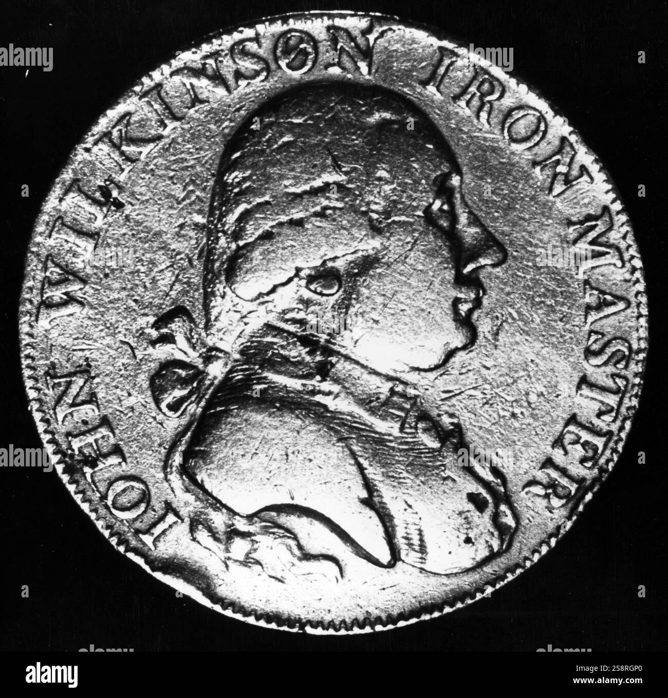 Portrait of John Wilkinson (1728-1808) an English industrialist. Dated ...