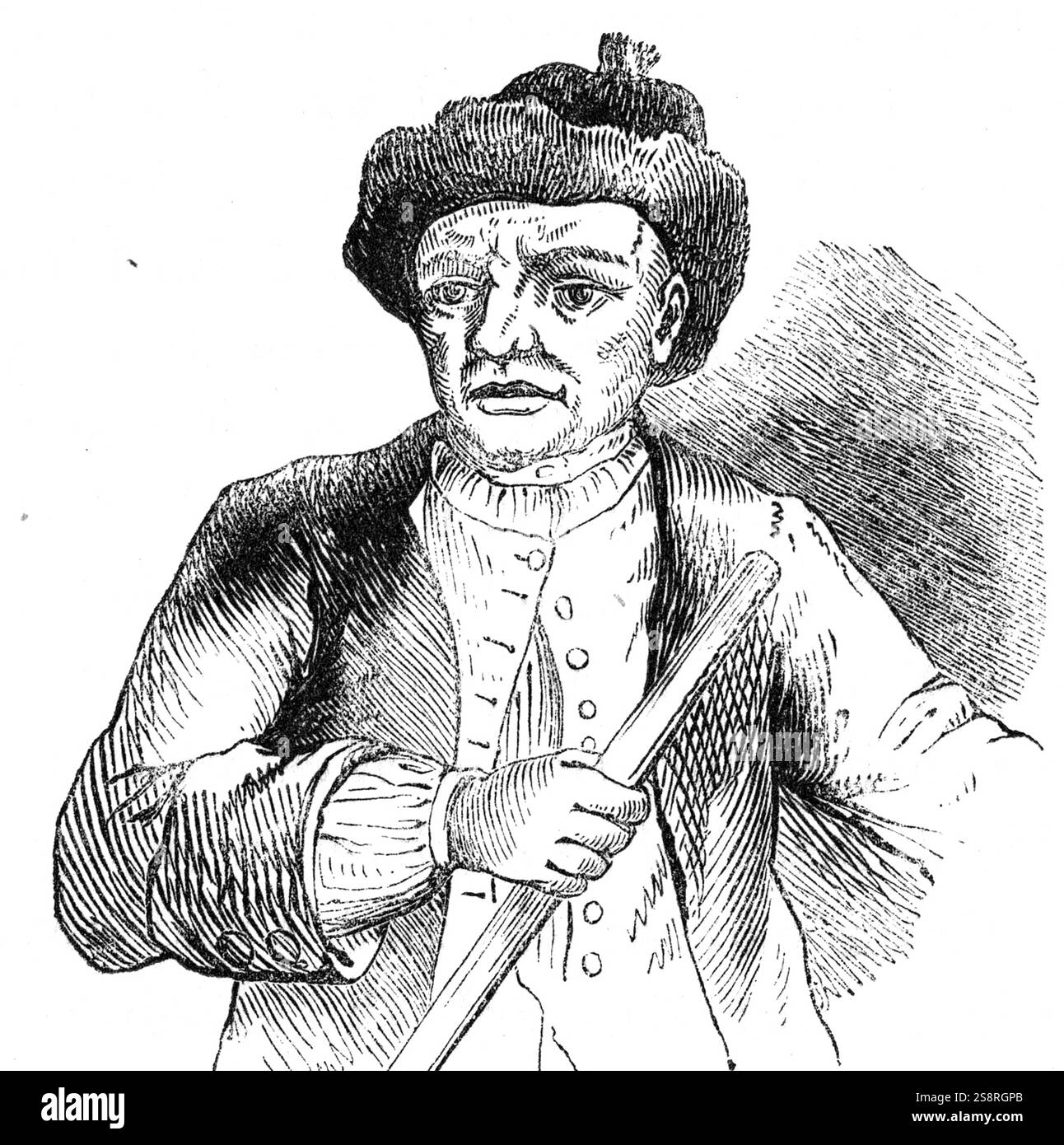 Portrait of Jonathan Wild (1683-1725) a London underground figure who ...