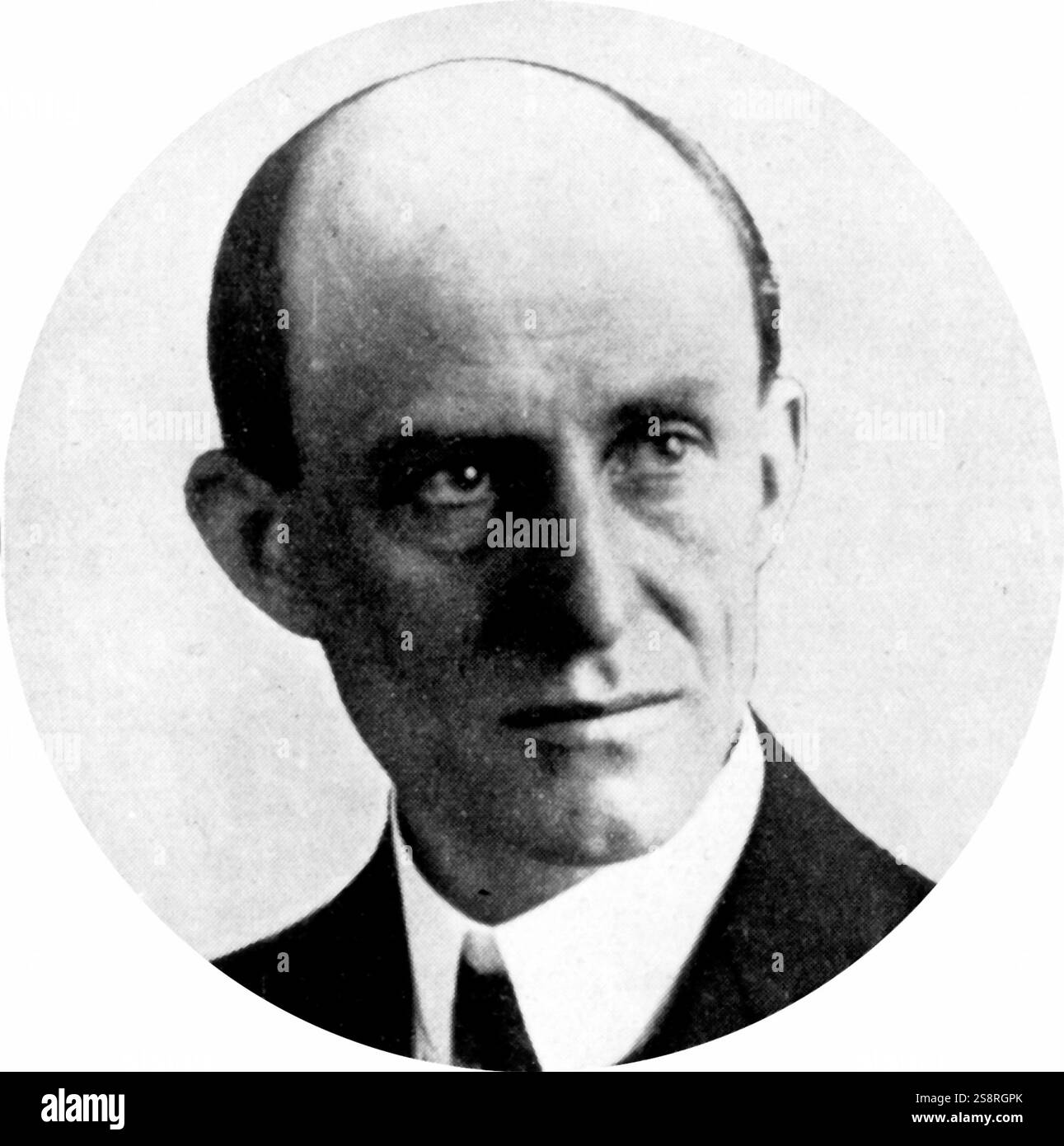 Photograph of Wilbur Wright (1867-1912) an American inventor and aviation pioneer. Dated 20th ...