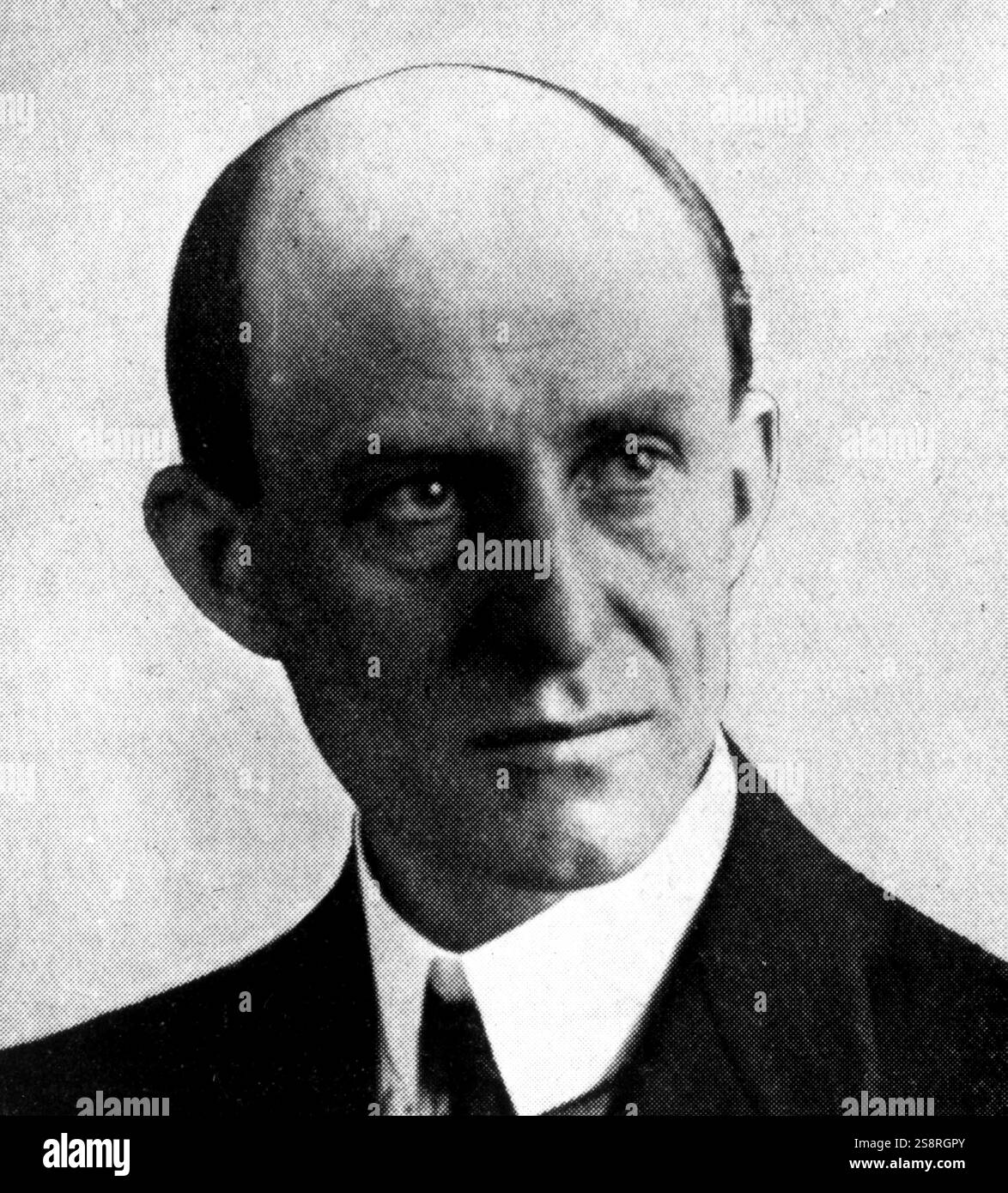 Photograph of Wilbur Wright (1867-1912) an American inventor and aviation pioneer. Dated 20th ...