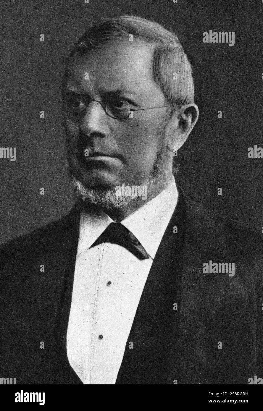 Photograph of Gustav Spörer (1822-1895) a German astronomer. Dated 19th ...