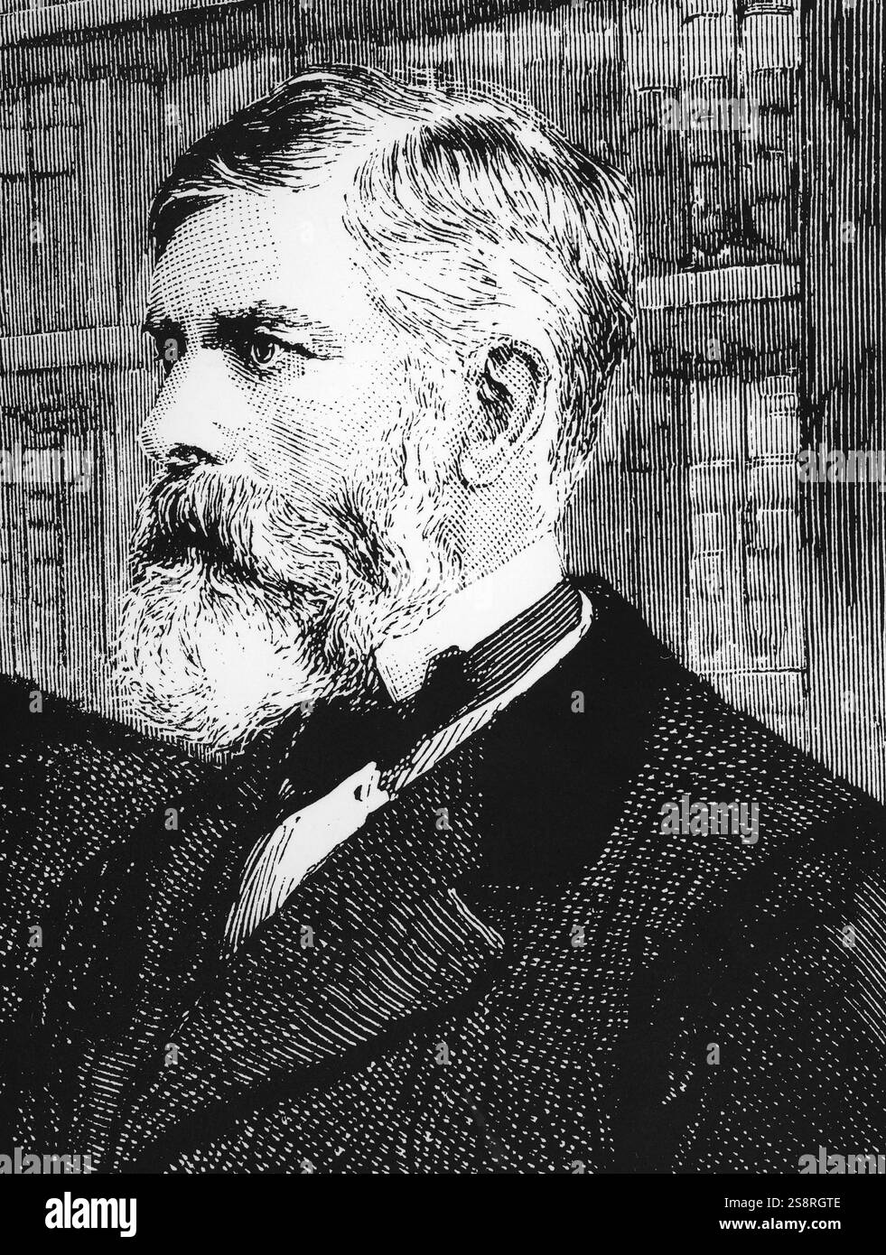 Portrait of Alexander William Williamson (1824-1904) an English chemist ...