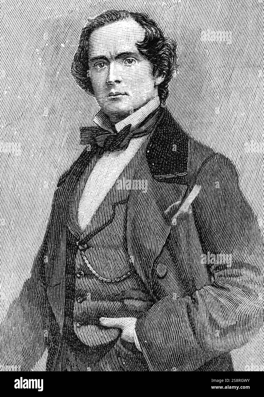 Portrait of Hermann Vezin (1829-1910) an American actor, teacher of ...