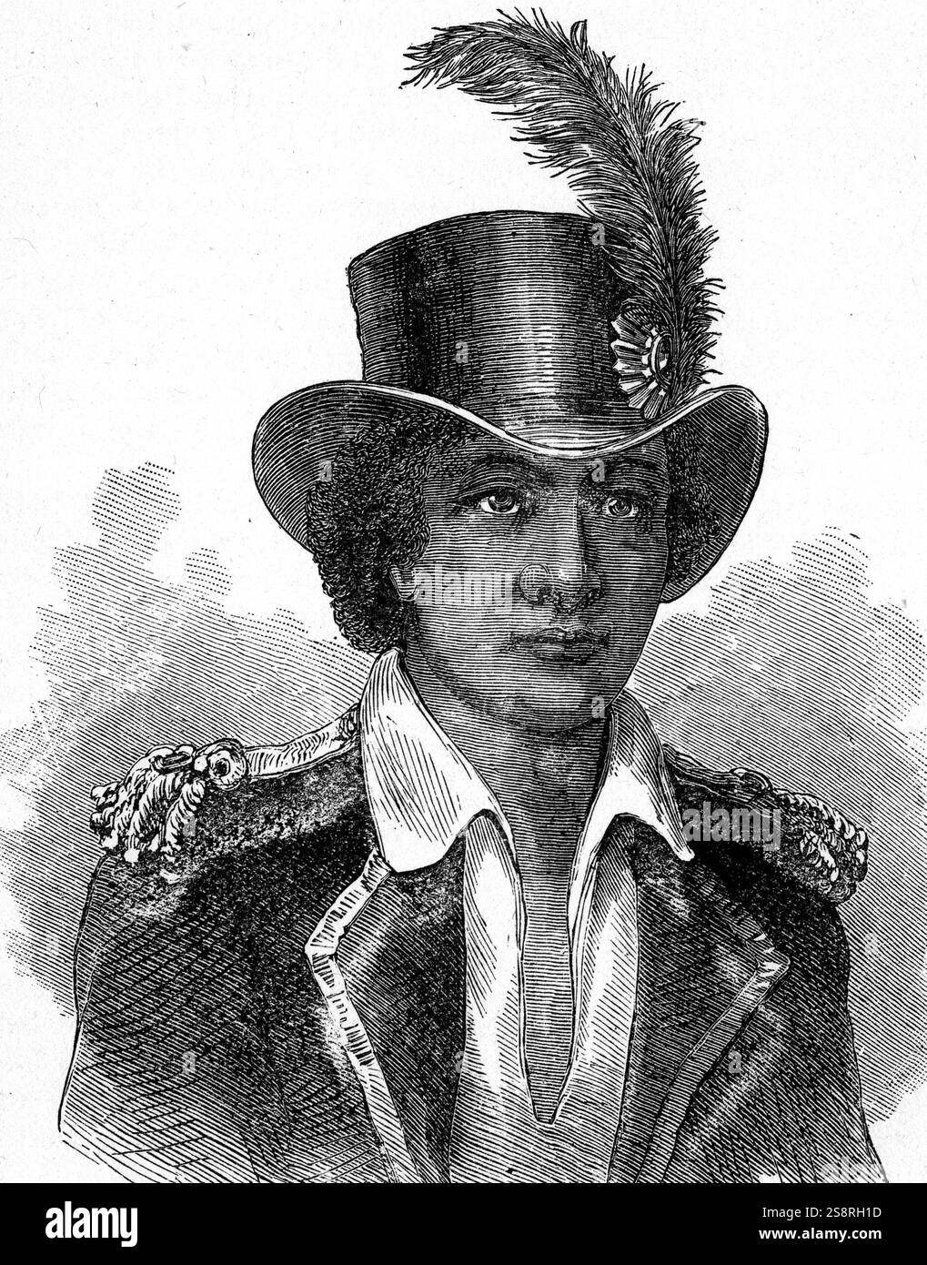 Portrait of Toussaint Louverture (1743-1803) leader of the Haitian ...