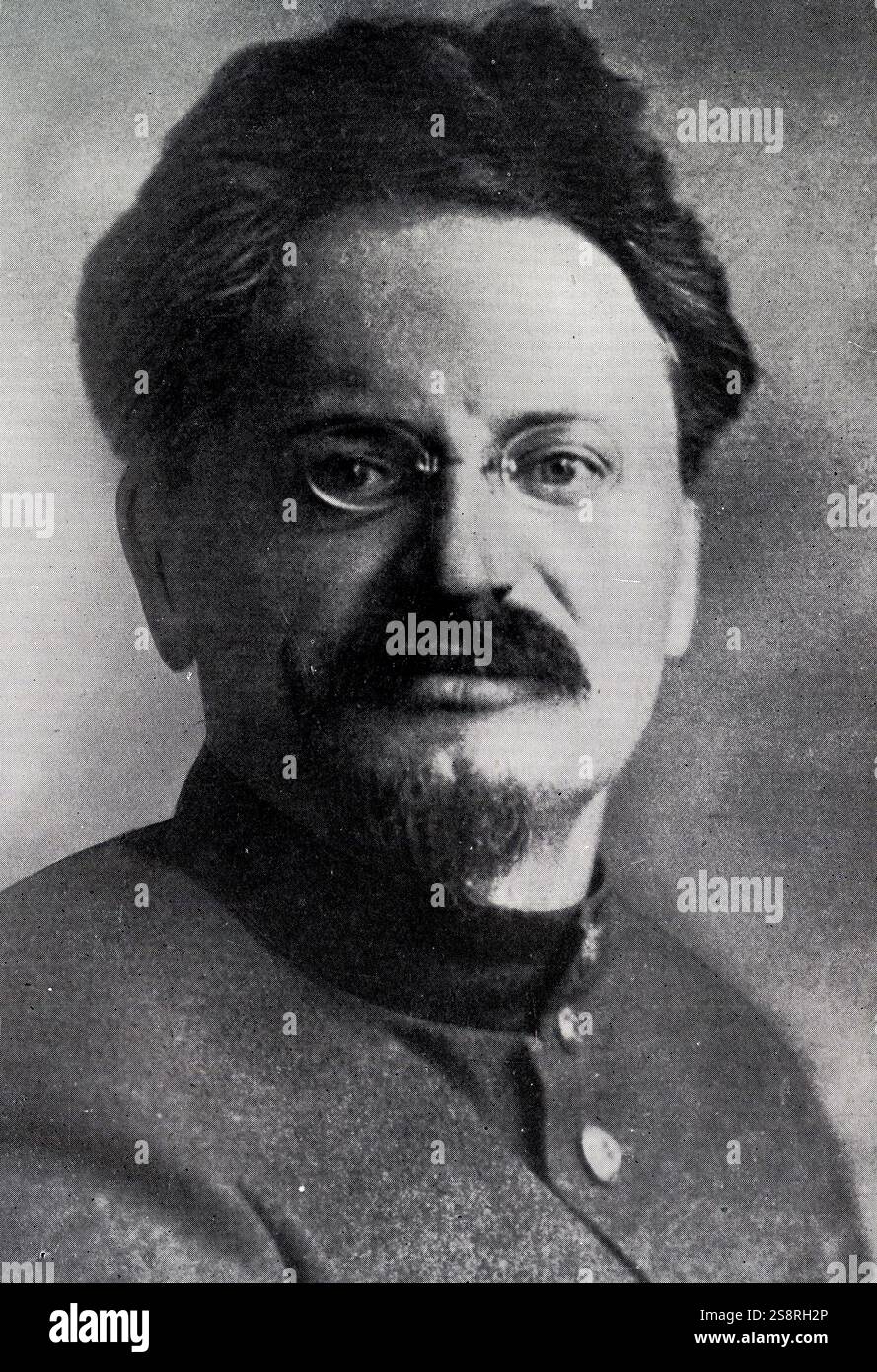 Photograph of Leon Trotsky (1879-1940) a Marxist revolutionary and theorist, Soviet politician ...