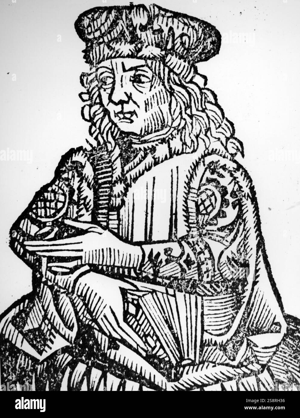 Portrait of Theophrastus, a Greek native of Eresos in Lesbos, was the ...