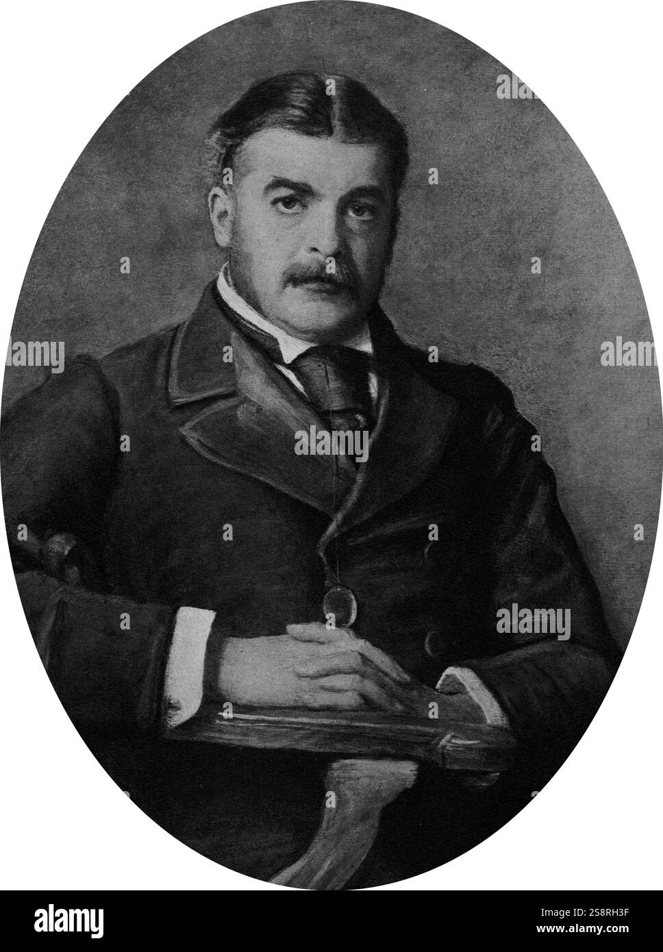 Portrait of Arthur Sullivan (1842-1900) an English composer. Dated 19th ...