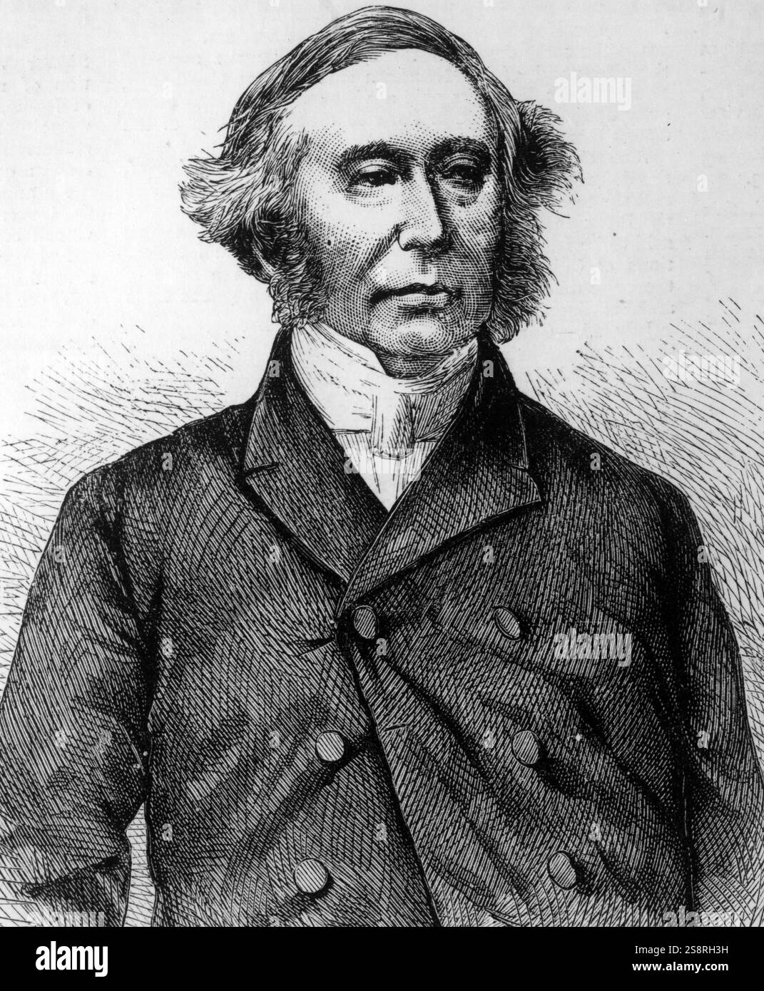 Portrait of James Syme (1799-1870) a pioneering Scottish surgeon. Dated ...