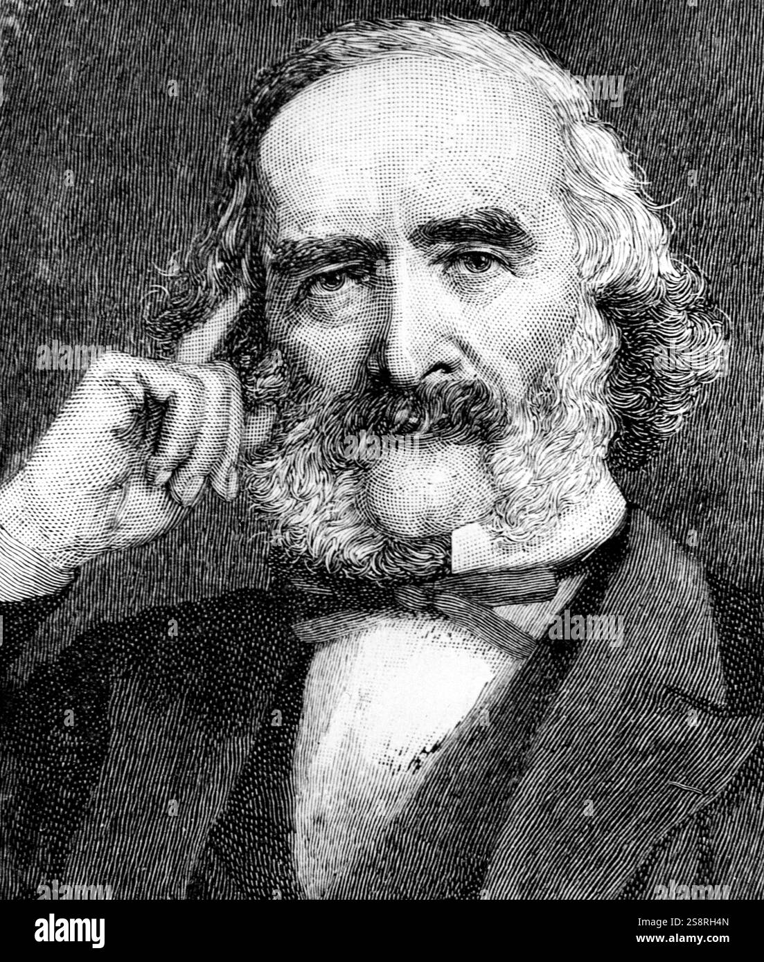 Portrait of Sir Charles William Sikes ([1818-1889) a British knight ...