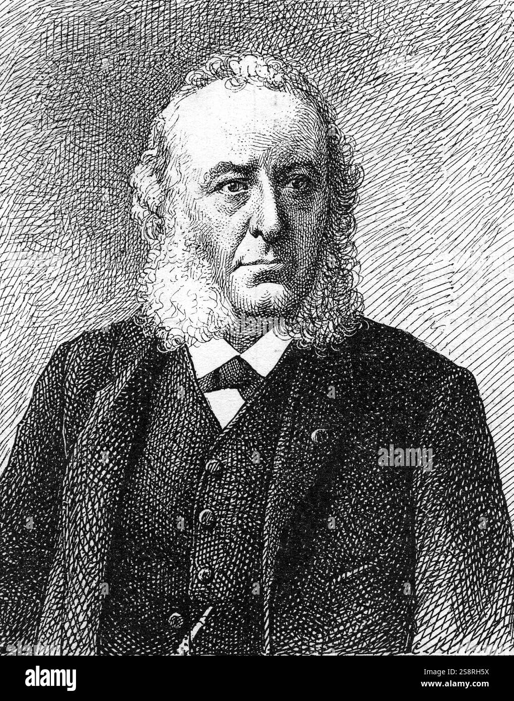 Portrait of Aristide Auguste Stanislas Verneuil (1823-1895) a French ...
