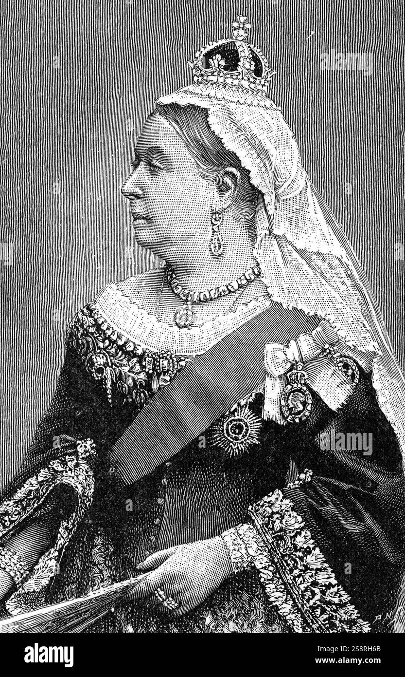 Portrait of Queen Victoria (1819-1901) Queen of Great Britain and ...