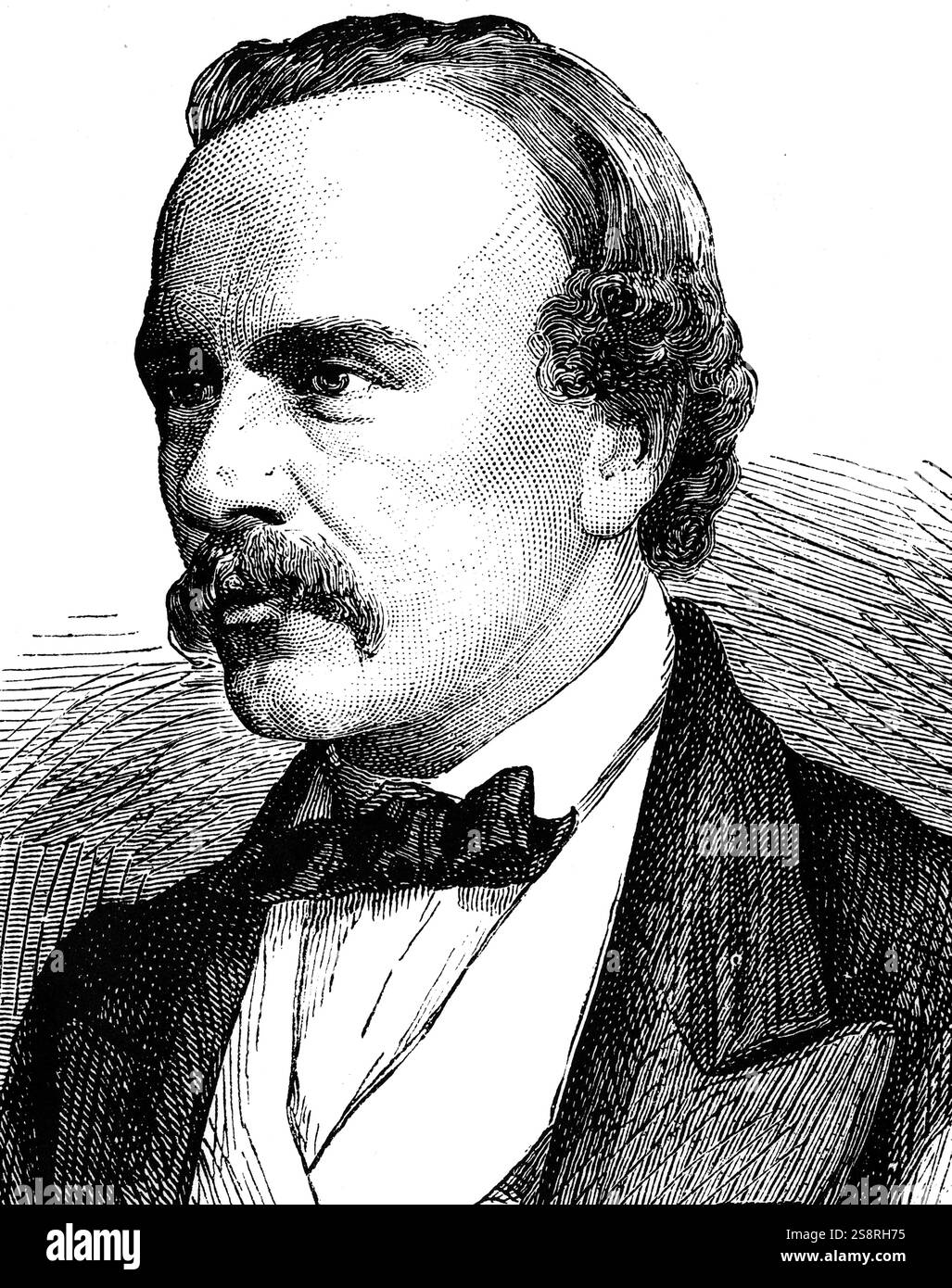 Portrait of Samuel Alfred Varley (1832-1921) an English electrical ...