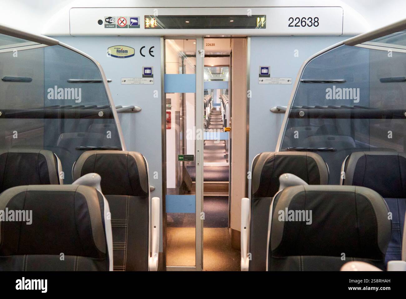 on board irish rail enterprise service to dublin at belfast grand ...