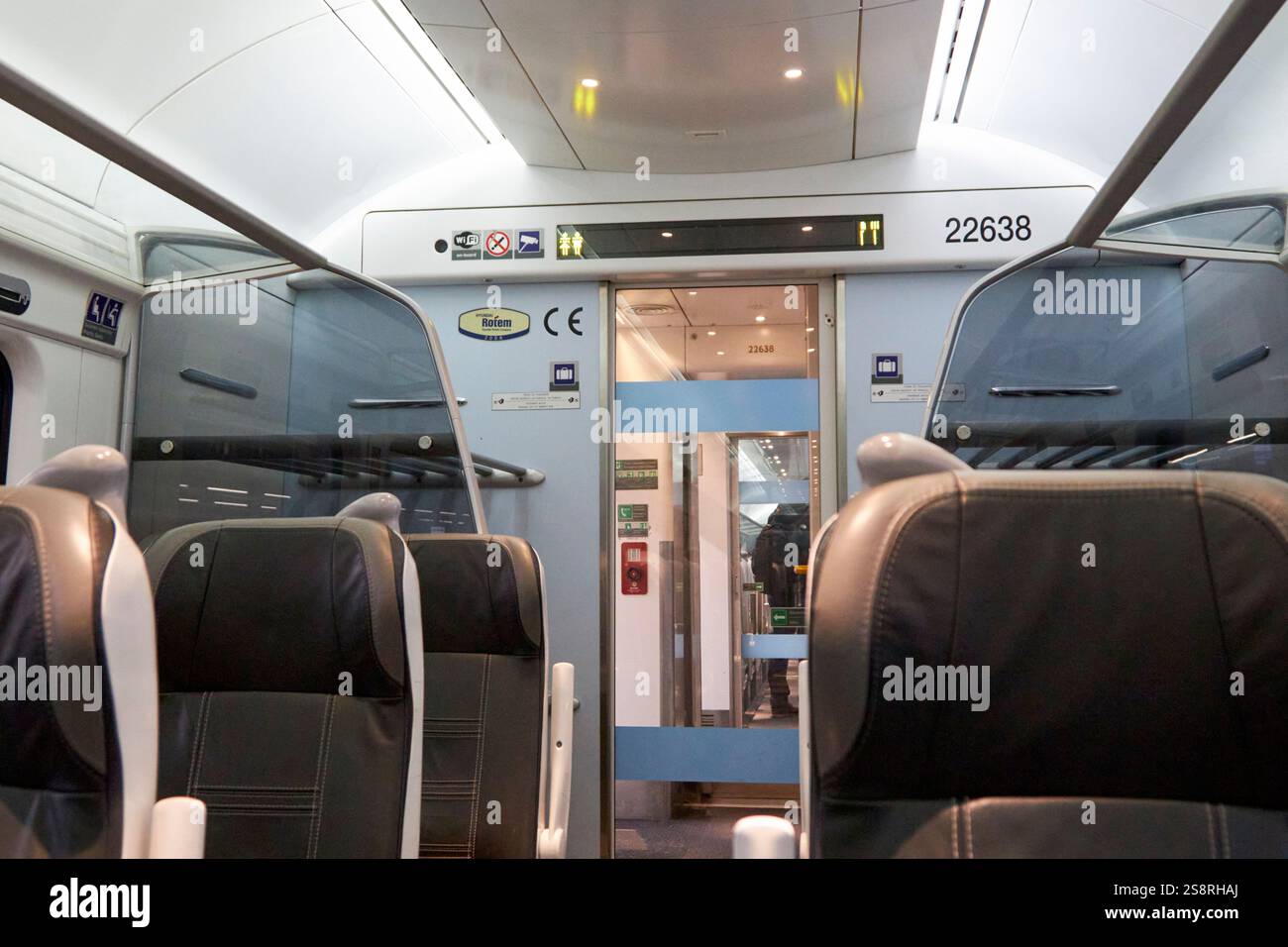 on board irish rail enterprise service to dublin at belfast grand ...