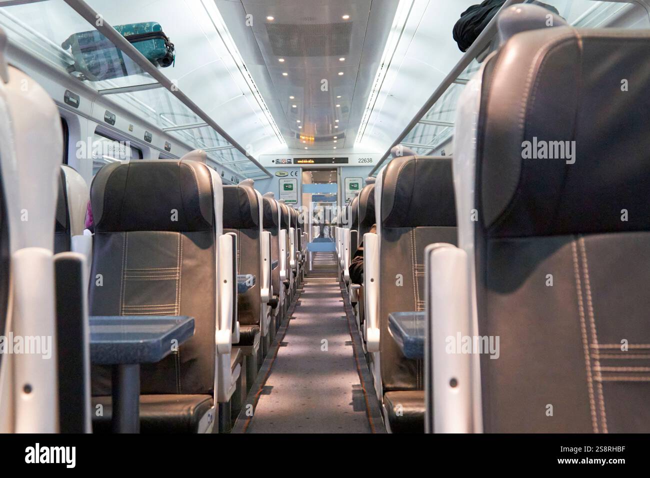 on board irish rail enterprise service to dublin at belfast grand ...