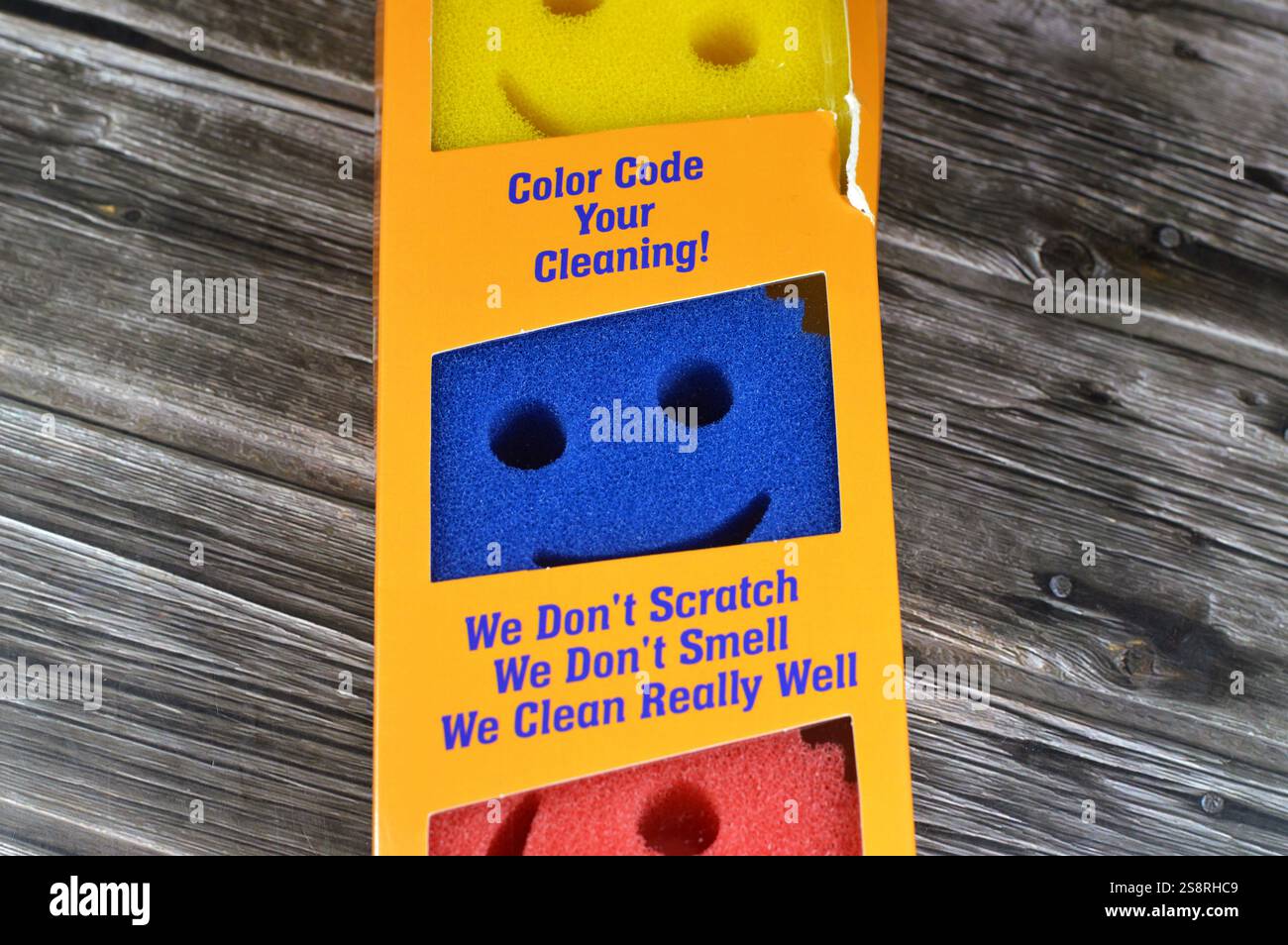 Cairo, Egypt, January 11 2025: Beast Kipe smiley face cleaning scratch ...