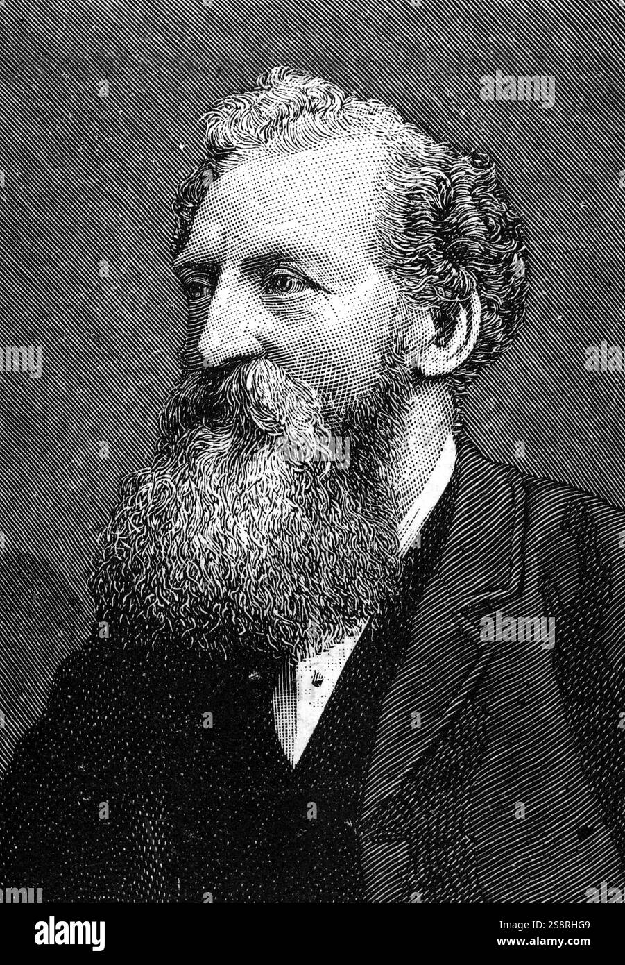 Portrait of George Smith (1840-1876) an English Assyriologist. Dated ...