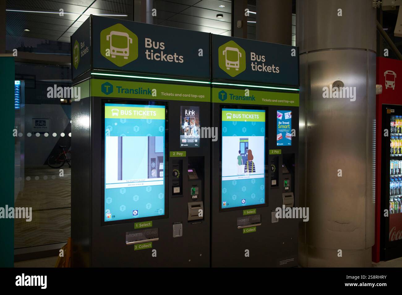 translink automatic bus ticket machine belfast grand central station ...