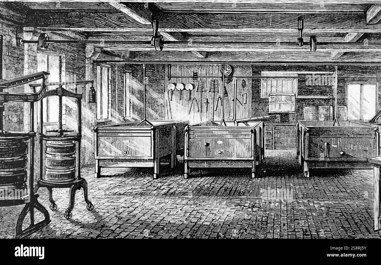 Factory interior 19th century hi-res stock photography and images - Alamy