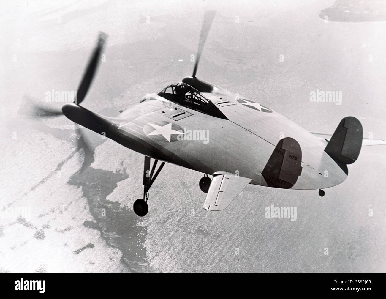 Photograph of a Vought V-173, also known as, a Flying Pancake, an ...