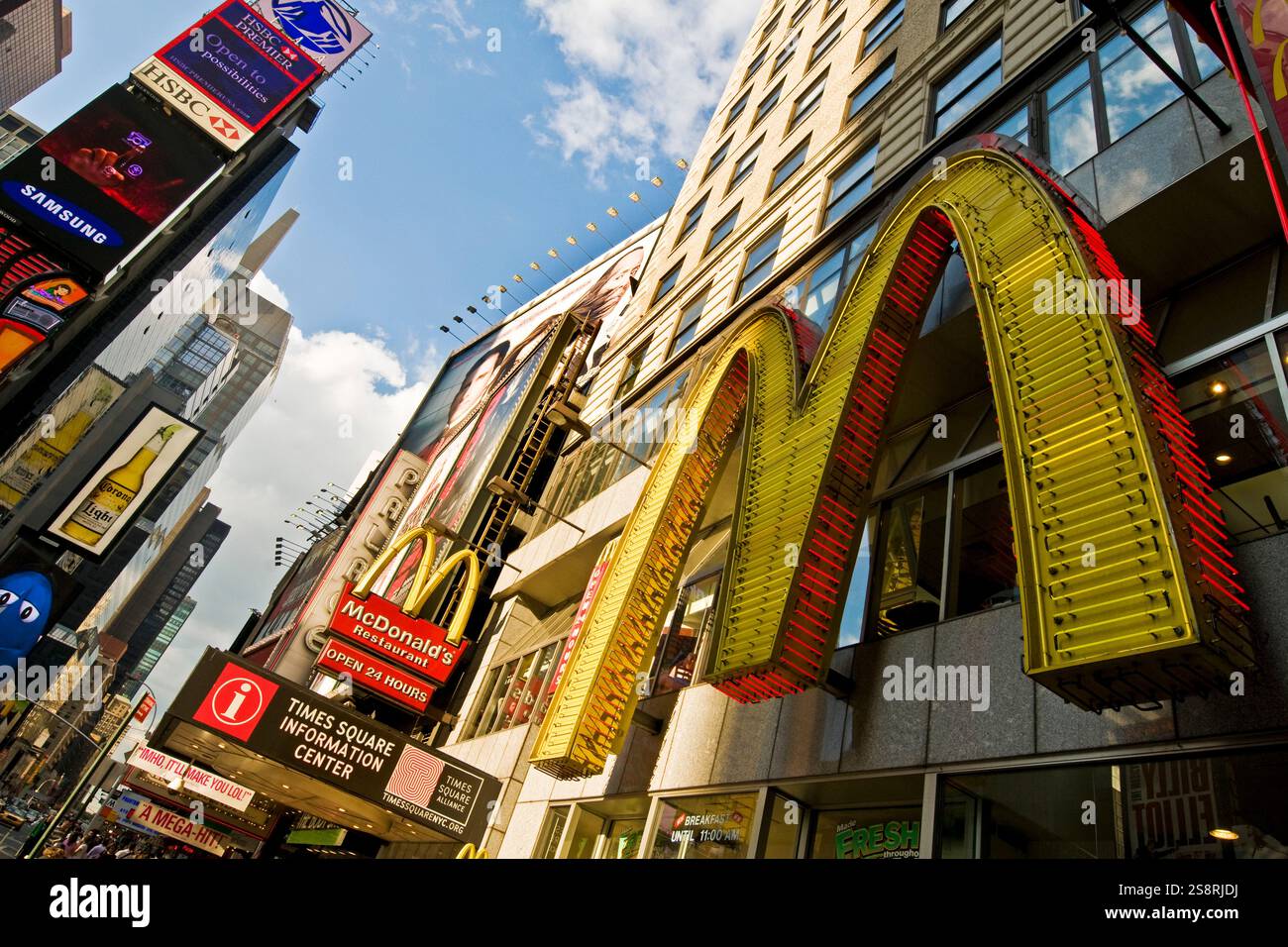 McDonald's. Times Square. Manhattan. New York City. USA. America Stock ...