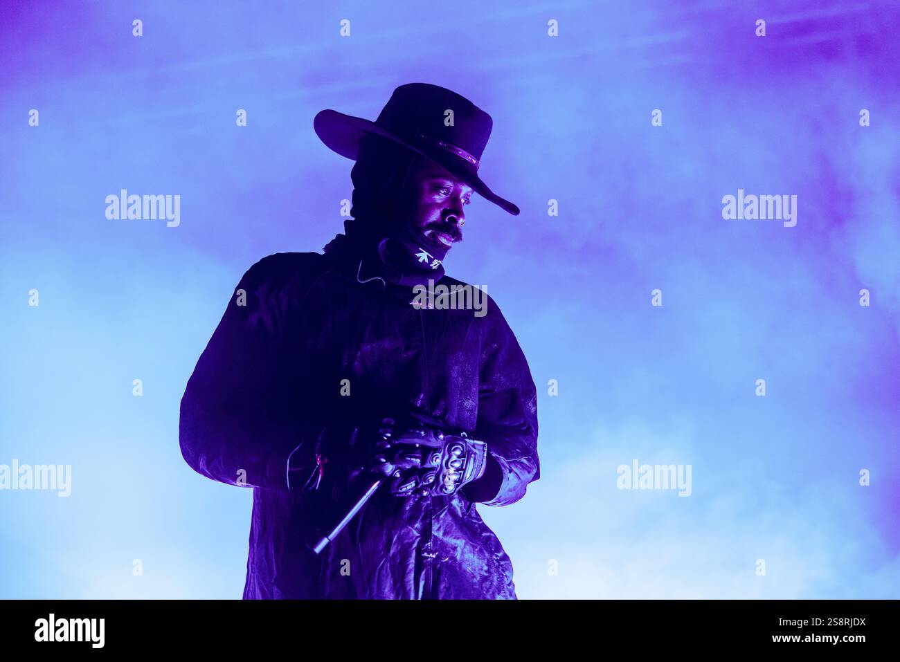 Milan, Italy. 22nd Jan, 2025. American rapper JPEGMAFIA performs live ...
