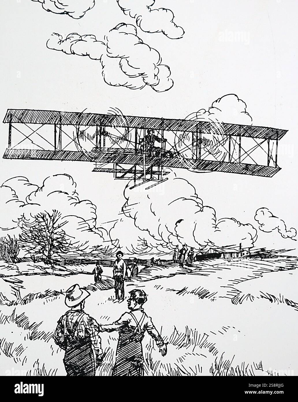 Wright brothers plane hi-res stock photography and images - Alamy