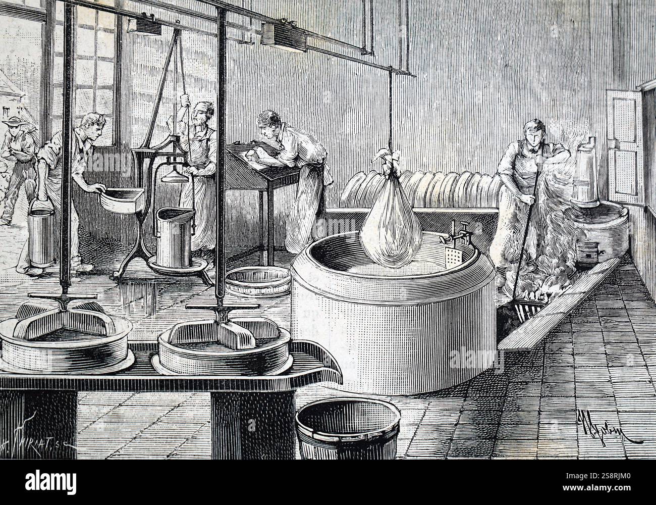 Factory interior 19th century hi-res stock photography and images - Alamy