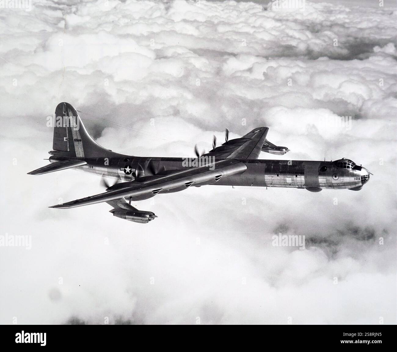 Photograph of a Convair B-36 Peacemaker. The Convair B-36 Peacemaker ...