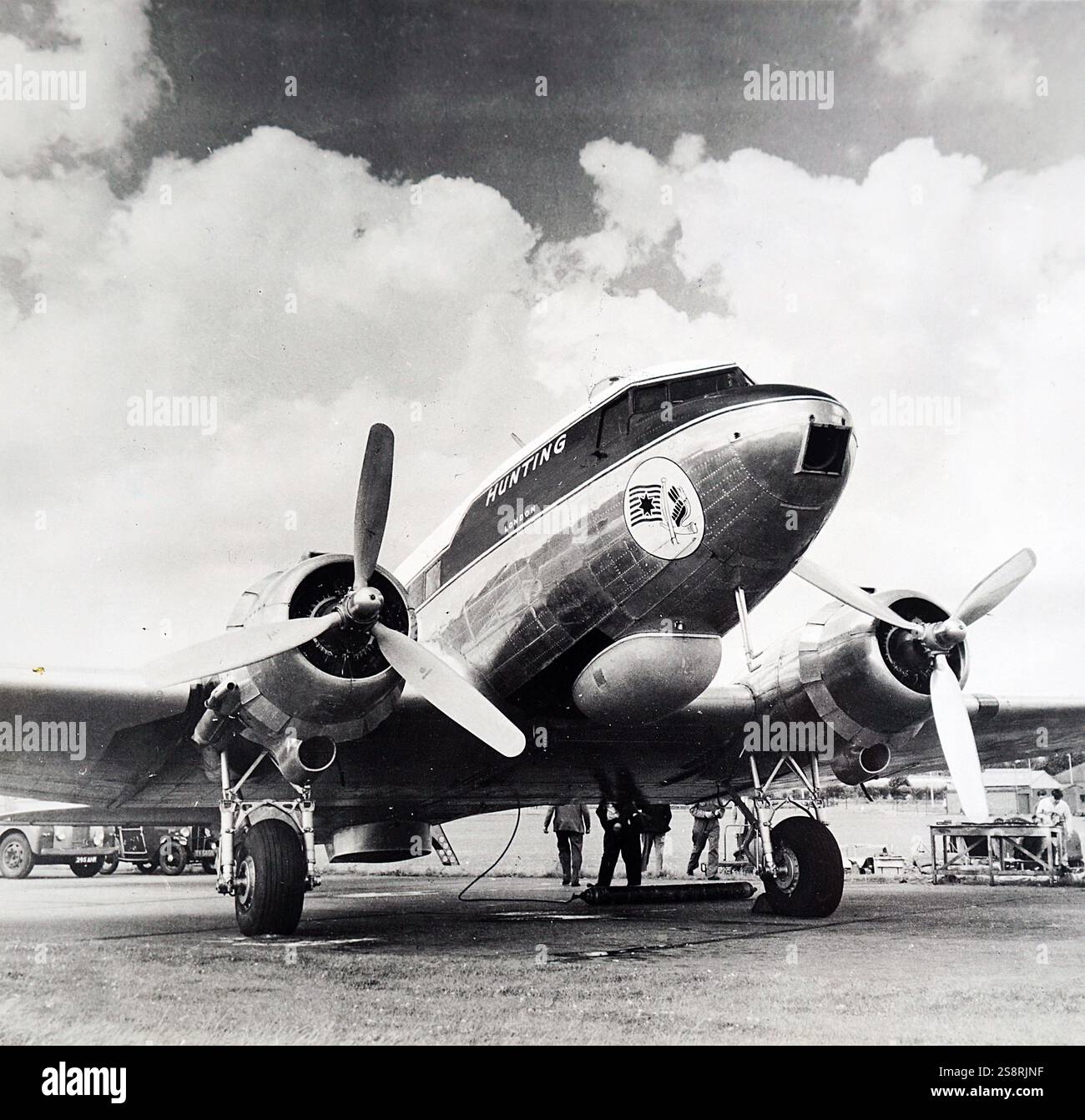 Photograph of a Hunting Surveying plane. Dated 20th Century Stock Photo ...