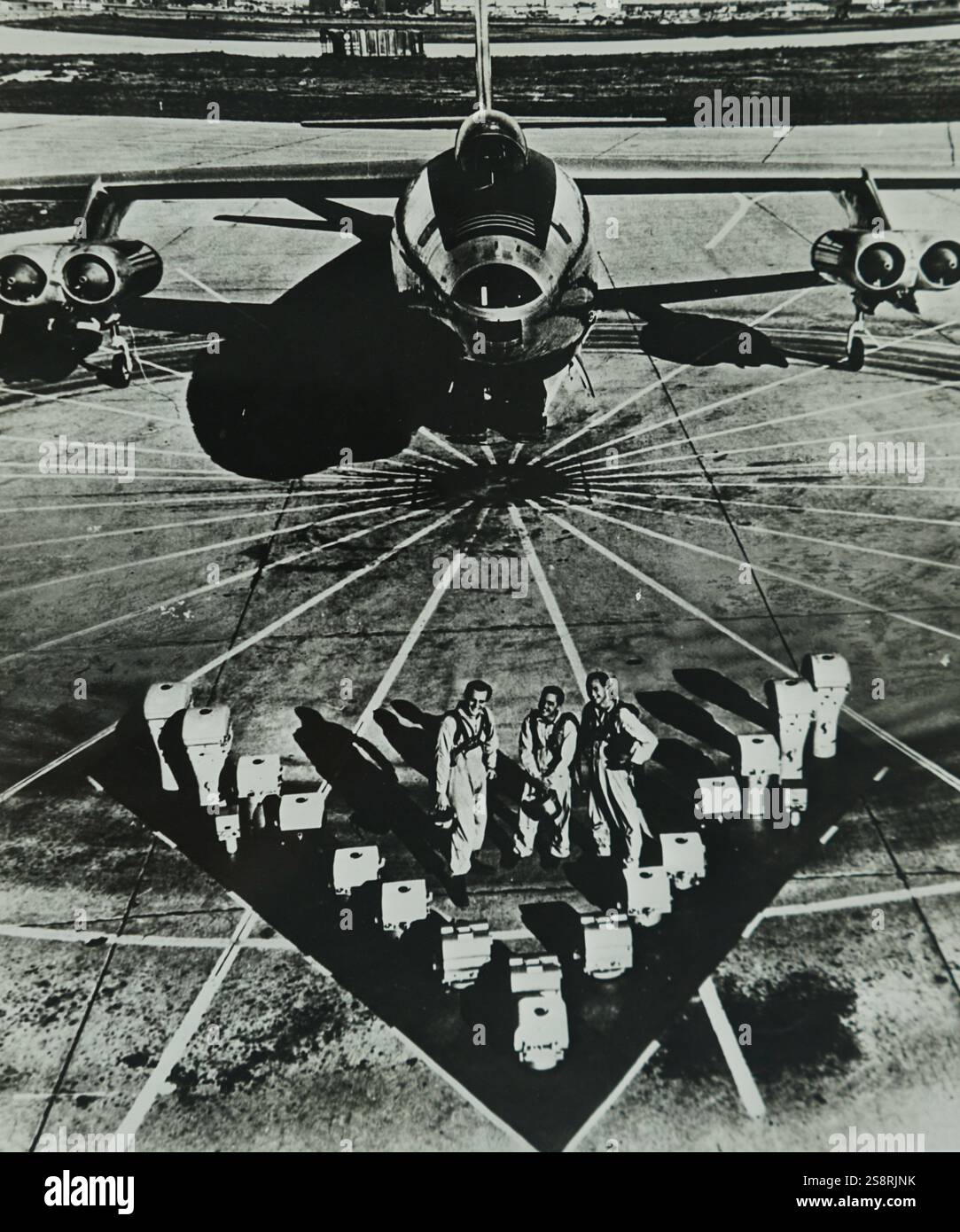 Photograph of a RB-47, an US Air Force medium reconnaissance plane ...