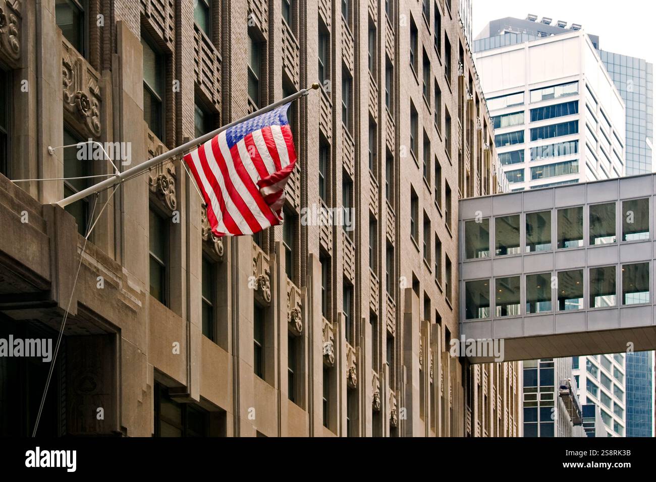 American flag. Manhattan. New York City. USA. America Stock Photo - Alamy