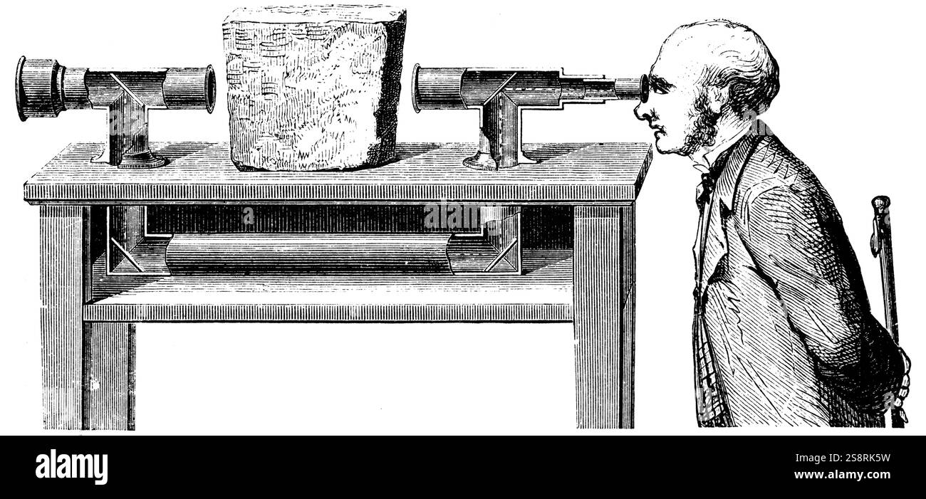 Telescope illustration Cut Out Stock Images & Pictures - Alamy