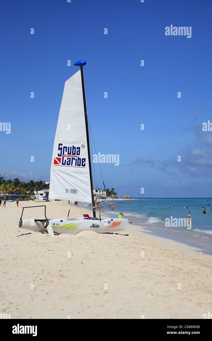 Playacar beach, Playa del Carmen, Riviera Maya, Mexico Stock Photo - Alamy