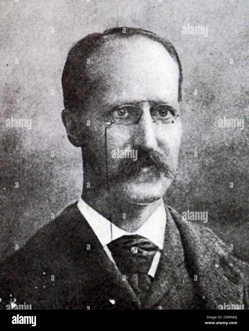 Photographic portrait of Henry Augustus Rowland (1848-1901) an American ...