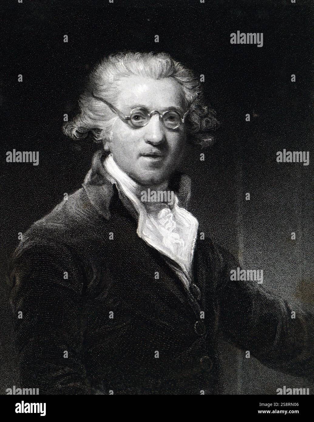 Portrait of Joshua Reynolds (1723-1792) an English painter ...