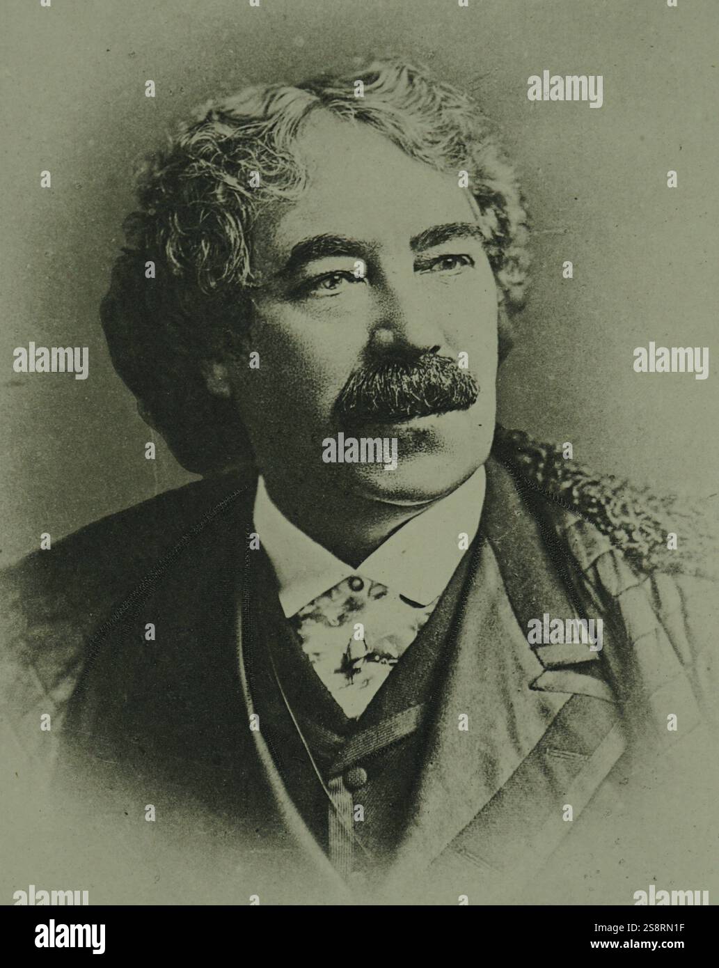 Photographic portrait of Sims Reeves (1821-1900) an English operatic ...