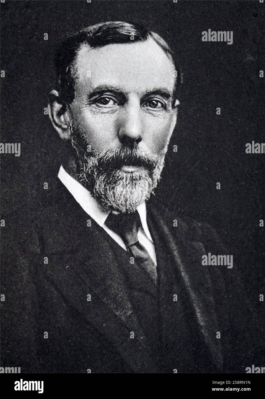 Photograph of William Ramsay (1852-1916) a British chemist who ...
