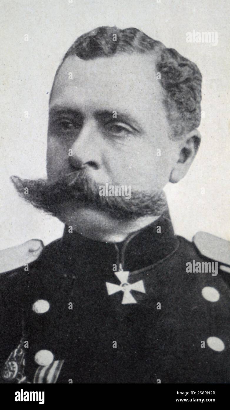 Photographic portrait of Paul von Rennenkampf (1854-1918) a Russian ...