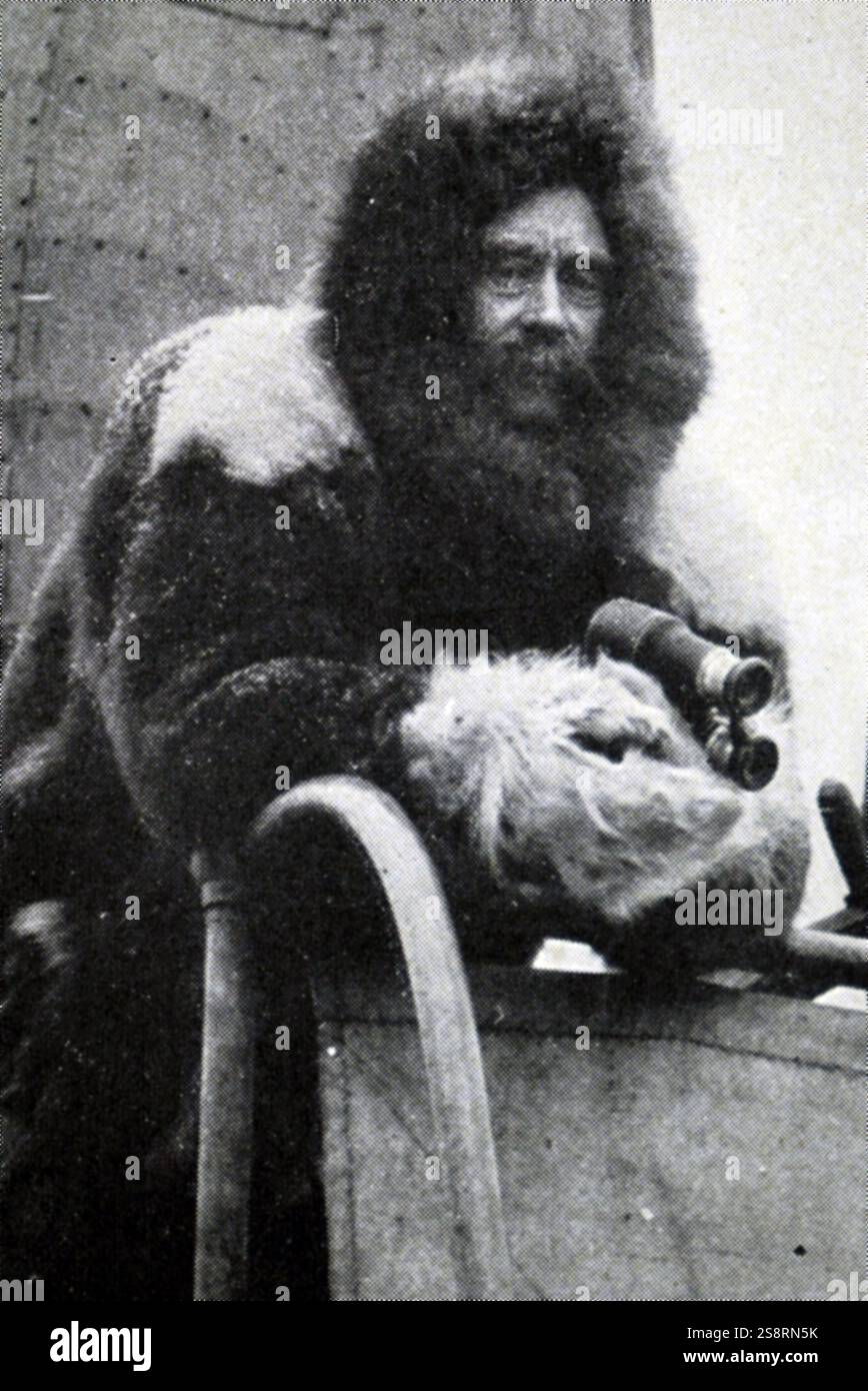 Photograph of Robert Peary (1856-1920) an American explorer and United ...