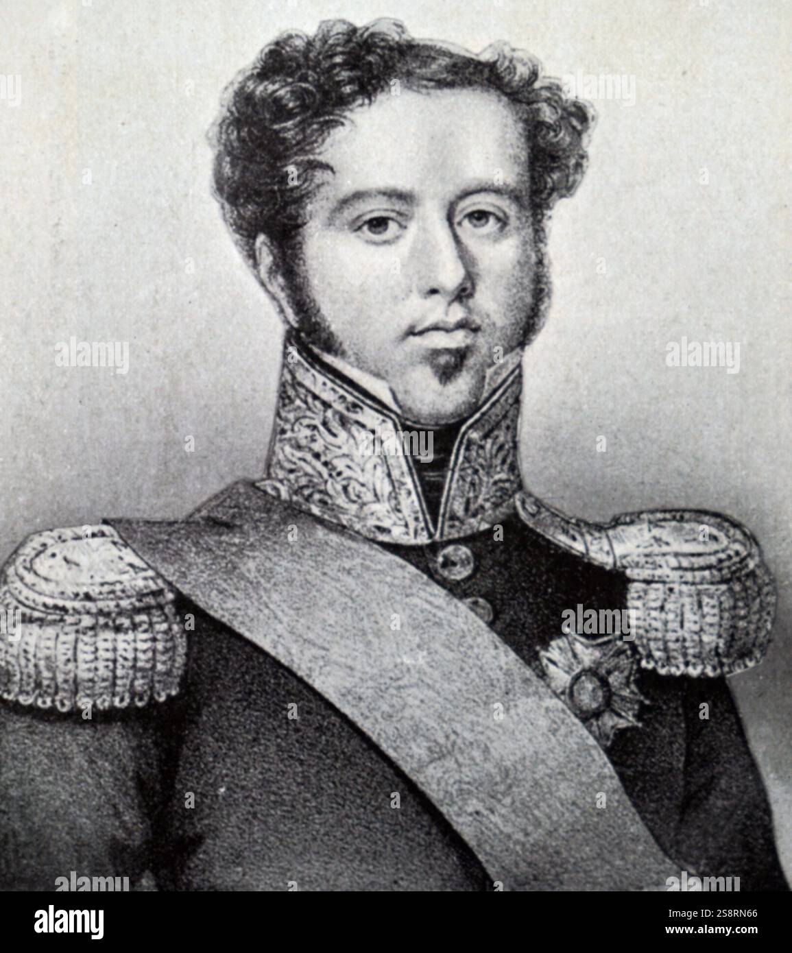 Portrait of Pedro I of Brazil (1798-1834) founder and first ruler of ...