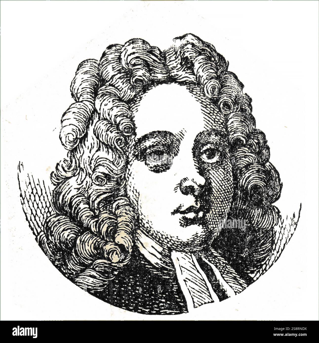 Portrait of Thomas Parnell (1679-1718) an Anglo-Irish poet and ...
