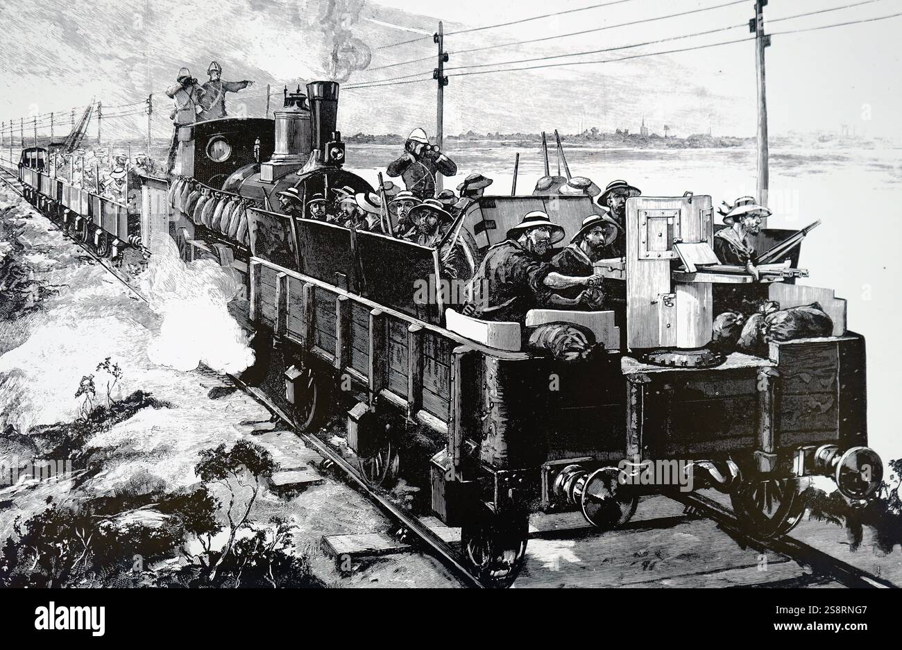 Armoured rail train egypt hi-res stock photography and images - Alamy