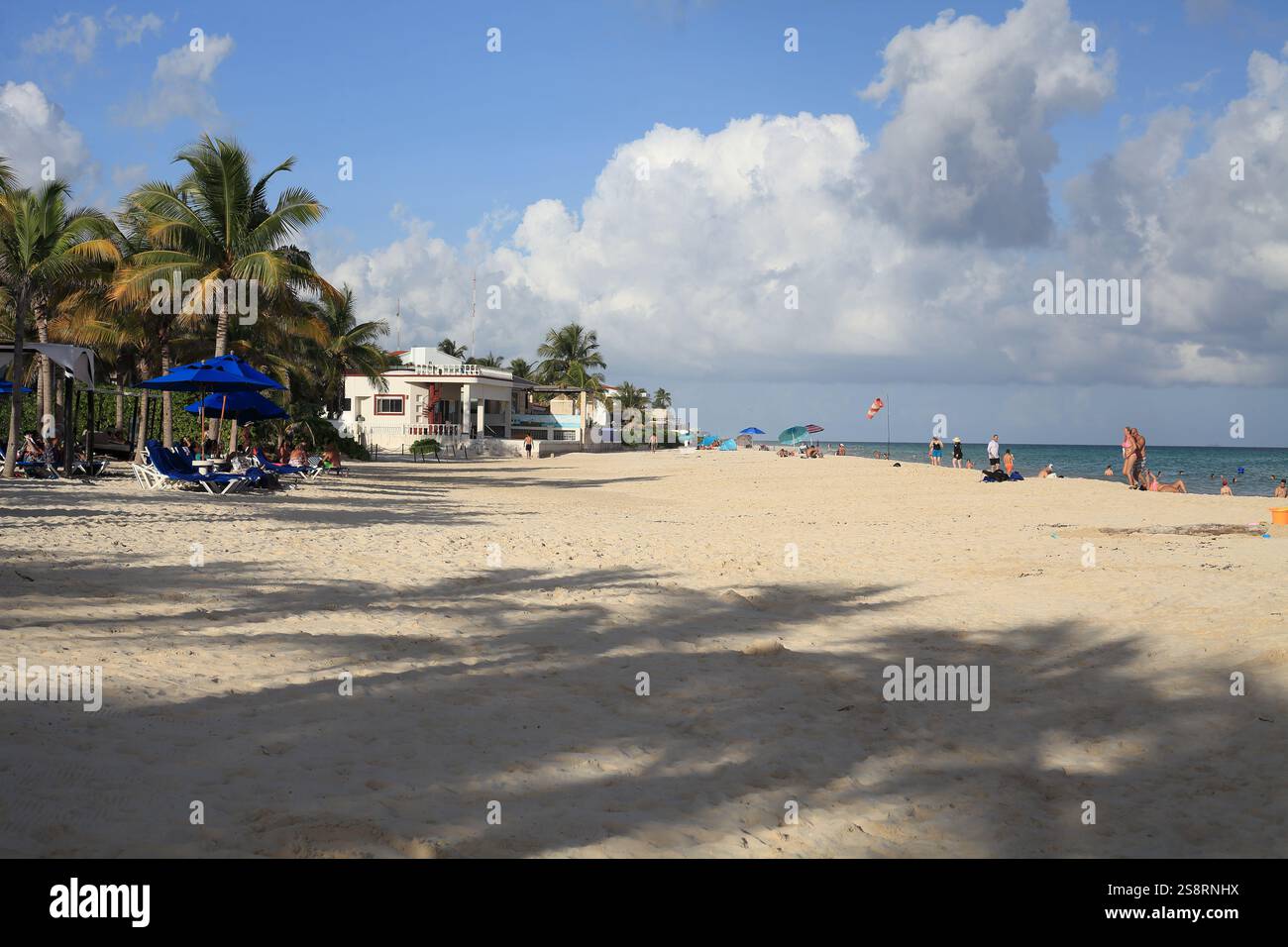 Playacar beach, Playa del Carmen, Riviera Maya, Mexico Stock Photo - Alamy