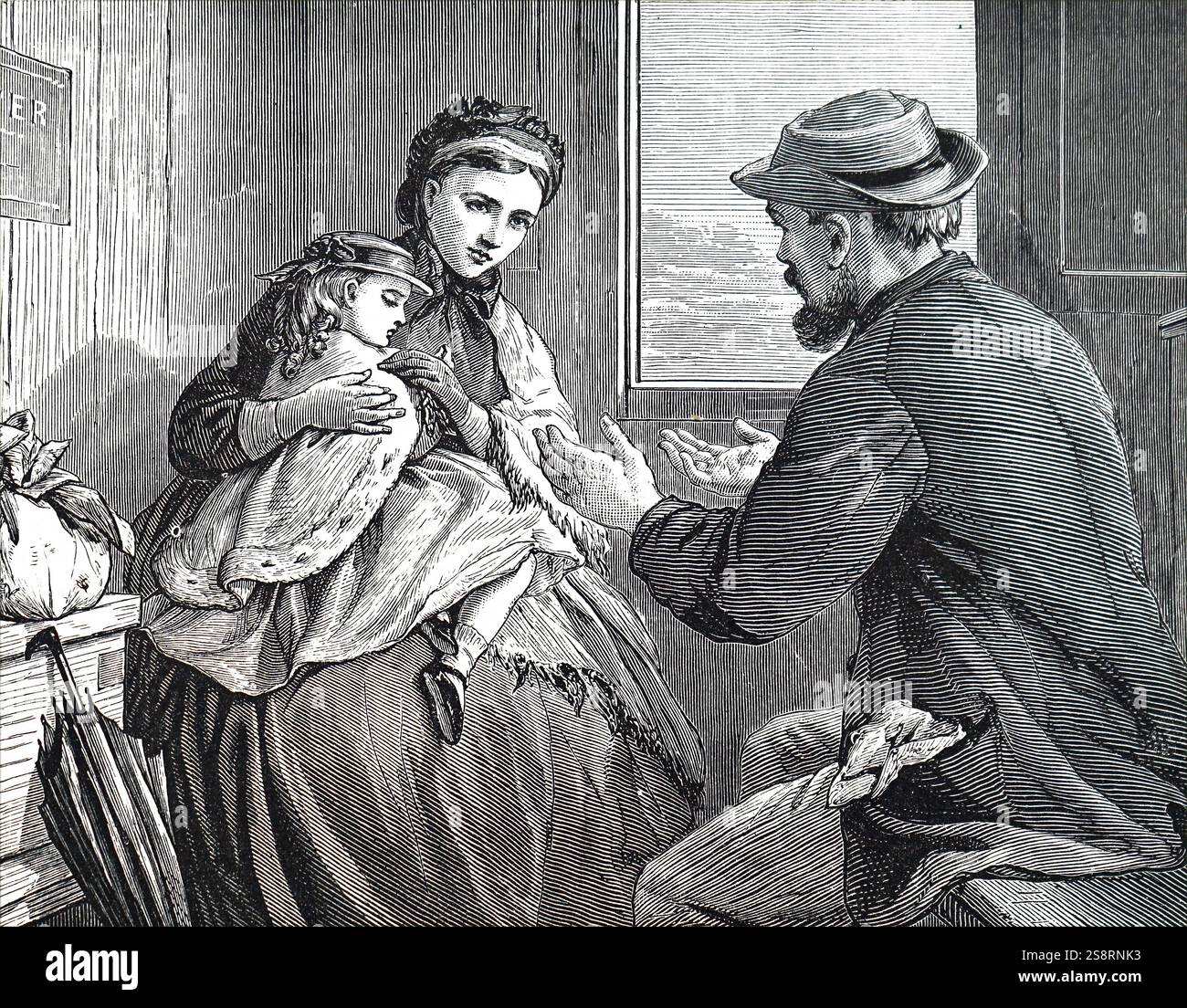 Working class family 19th century hi-res stock photography and images ...