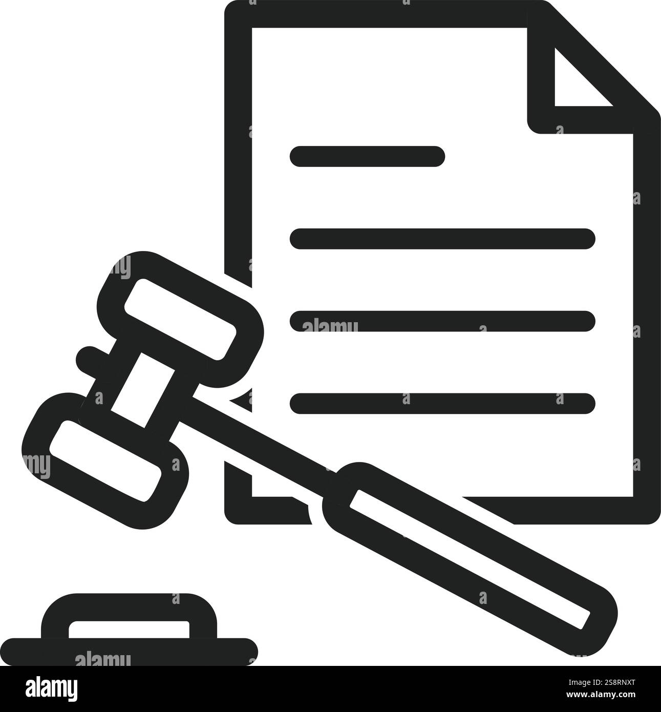 Law & Order icon vector. Suitable for mobile apps, web apps and print ...