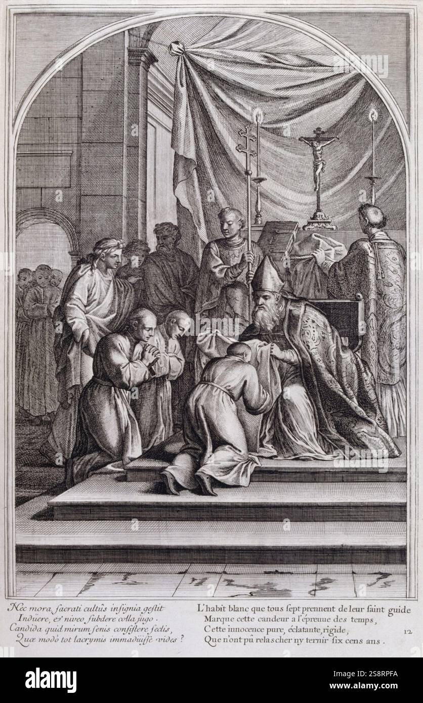 Illustration from 'La vie de St. Bruno, fondateur de l'ordre des ...