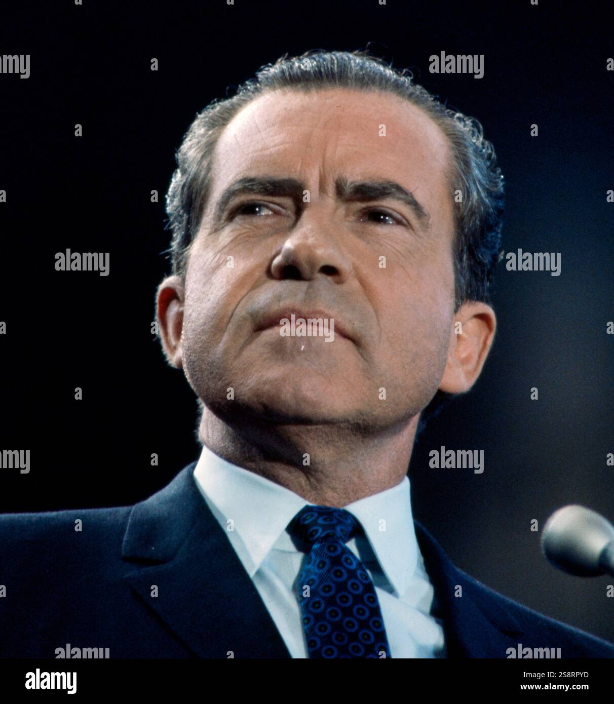 Richard Nixon (1913 - 1994) president of the United States, serving ...