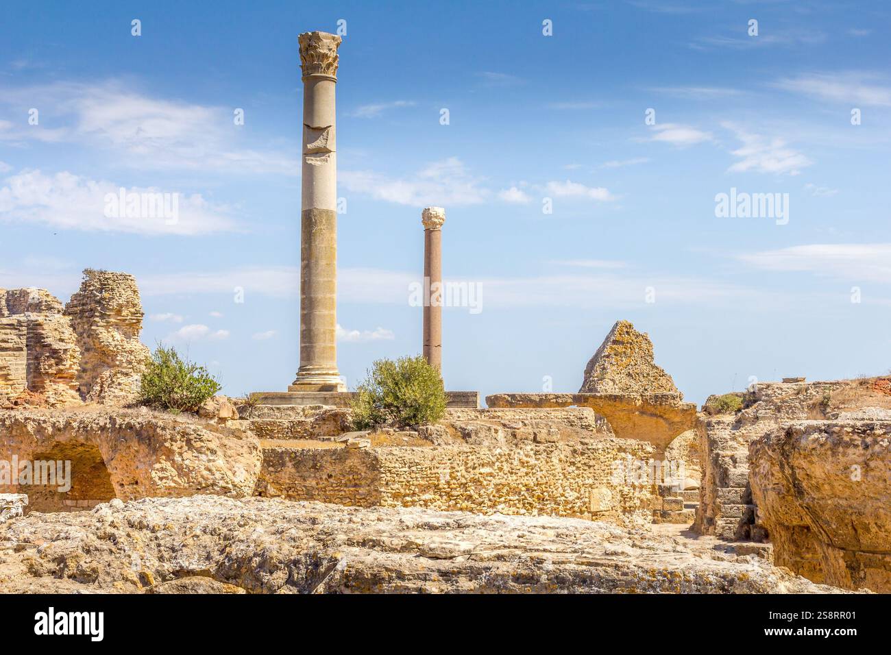 Archaeological site of Carthage, Tunisia Stock Photo - Alamy